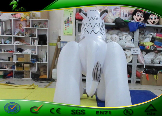 PVC 2m High Inflatable Cartoon Characters Inflatable White Lion