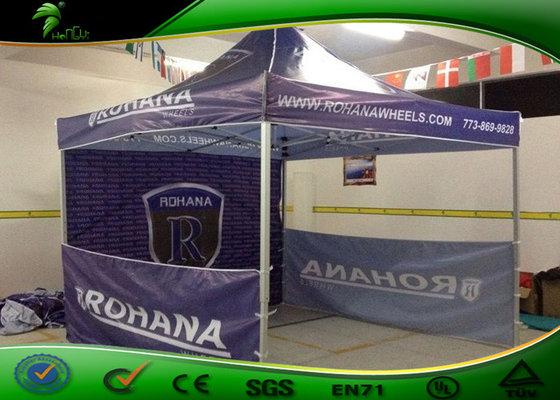 Advertising Oxford Cloth Folding 4x4 Canopy Tent / Sun Shade Tent With Sides