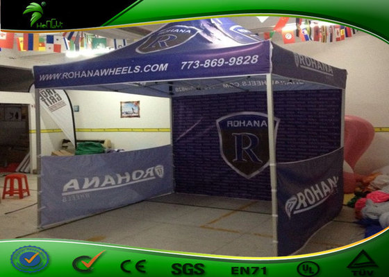 Advertising Oxford Cloth Folding 4x4 Canopy Tent / Sun Shade Tent With Sides
