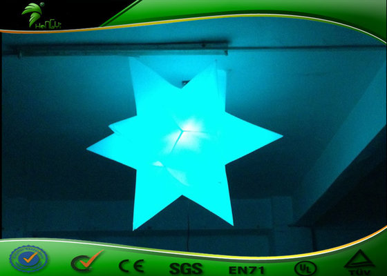 Color Changing Led Star Inflatable Lighting Decoration For party