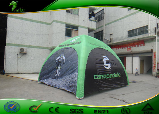 Commercial Waterproof Inflatable Dome Tent / Digital Printing Inflatable Family Tent