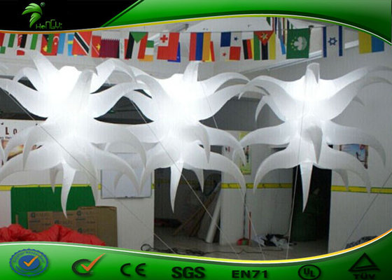 Oxford Cloth Star Shaped Inflatable Lighting Decoration With Inside Blower