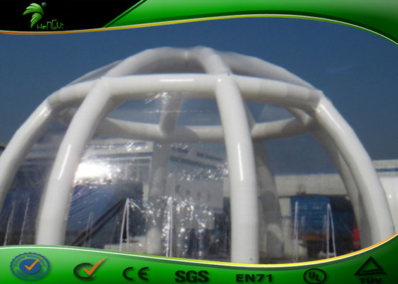 Wind Resistant Inflatable Bubble Tent , Outdoor Camping Air Supported Structures Bubble