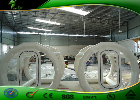 Durable PVC Inflatable Bubble Tent , Inflatable Crystal Bubble Air Supported Dome