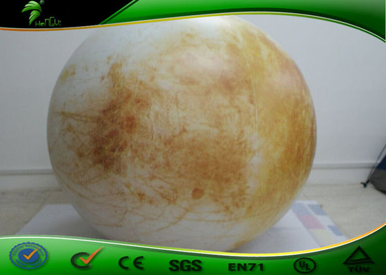 Professional Indoor Research Inflatable Advertising Balloons Round Planet Ball