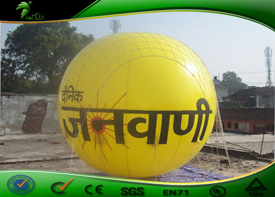 2m Diameter Inflatable Advertising Balloons , Rental Business Helium Balloon for Advertising
