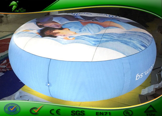 Led Light Inflatable Advertising Balloons Oxford Cloth Durable 3m Dia