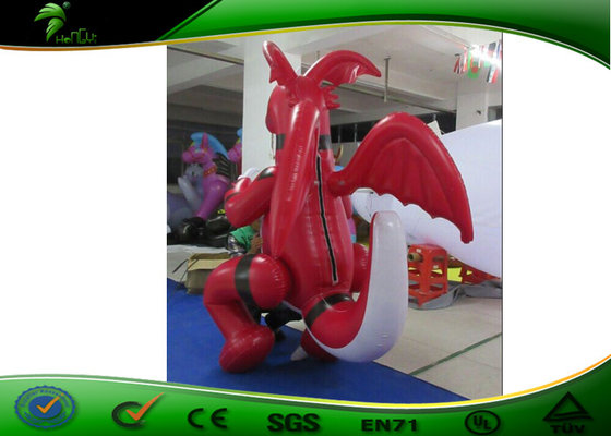 Party Decorations Inflatable Red Dragon Suit 2.5m Tall Wearable CE / UL