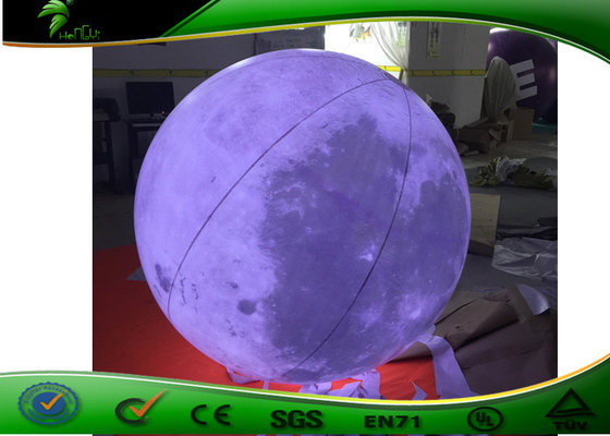 Strong Large Inflatable Globe Ball Helium Balloon With LED Light
