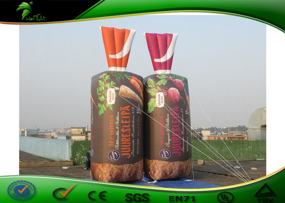 Air Sealed Digital Printing Inflatable Balloons Bread Bag Shape For Promotion