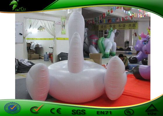 2m Custom Inflatable Water Toys , Eco - Friendly Inflatable Swan Float