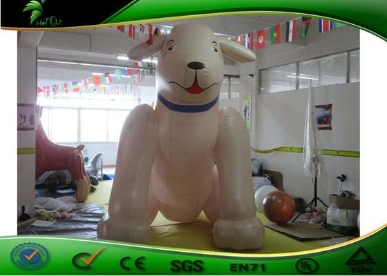 PVC 0.4mm Inflatable Cartoon Characters , 60 Inch Height Inflatable Ice Cream Dog