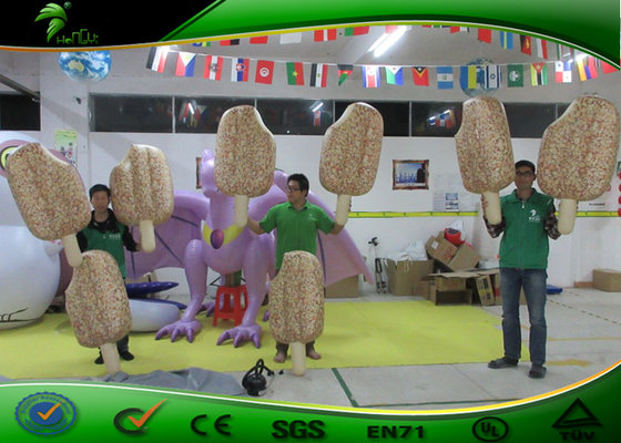 Commercial Inflatable Ice Cream 1m High PVC Inflatable Popsicle