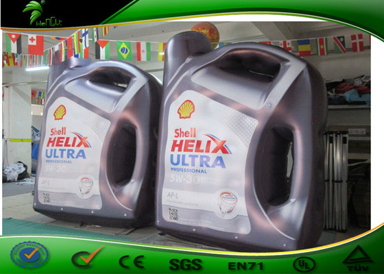 3m Height Inflatable Shapes , PVC Grey  Logo Printing Inflatable Cleaner Bottle