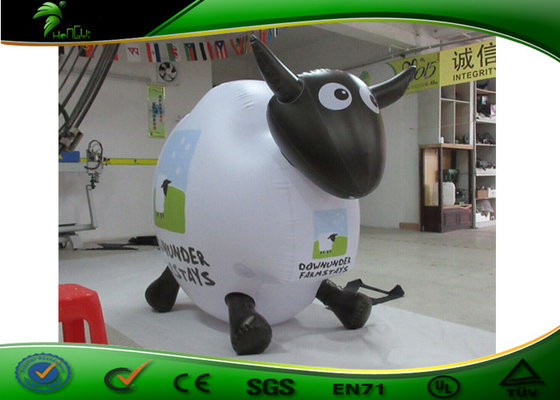 Customized Inflatable Advertising Balloons , 1.5m High Lovely Inflatable Sheep