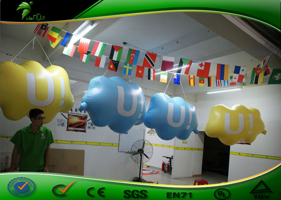EN14960 Reusable Inflatable Cloud Balloon Interesting For Decoration