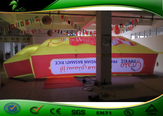 2016 Inflatable Giant Helium Advertising Balloon / Inflatable Rice Bag With LED Light