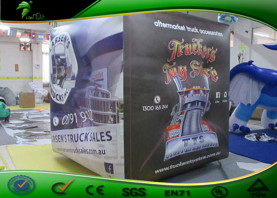 2*2*2 M Cube Inflatable Advertising Balloons With Full Logo Printing