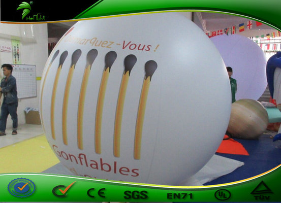 2m Dia Inflatable Floating Helium Inflatable Advertising Balloons Custom Printing