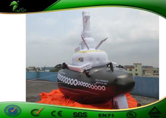 15 Feet PVC 0.4MM Floating Inflatable Tug Boat Balloon For Water Park