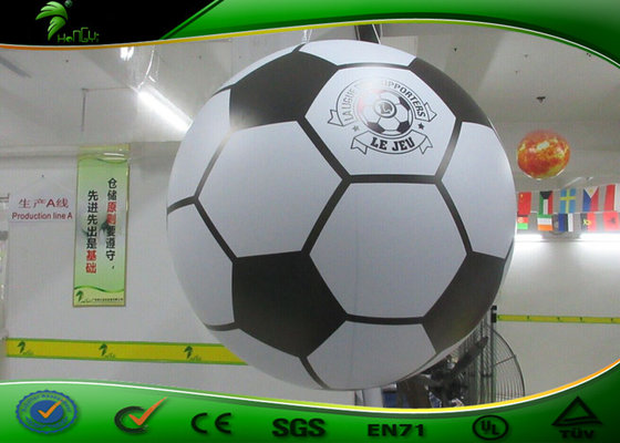1.2mL Soccer Shape Inflatable Advertising Balloons With Full Printing