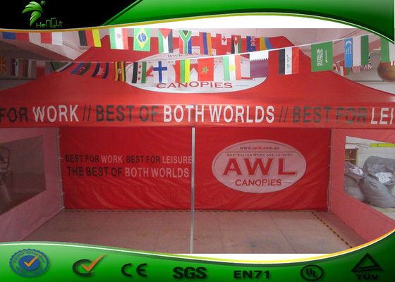 Red Trade Show Event Advertise Aluminum Folding Outdoor Canopy Tent 3X6m
