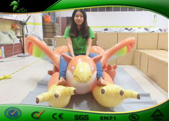 Large Inflatable Animal Toys Waterproof Inflatable Dragon Ride For Children