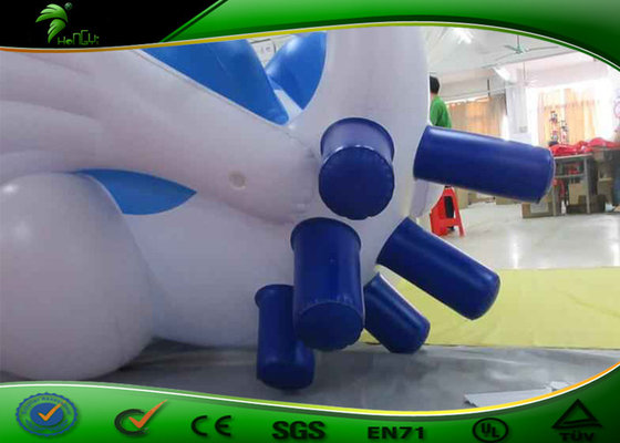 3m Sexy Blue Inflatable Cartoon Characters Pokemon Lugia Animal , SGS