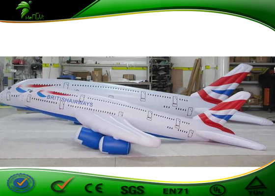 Indoor Giant Inflatable Plane Model Inflatable Aeroplane Balloon For Advertising