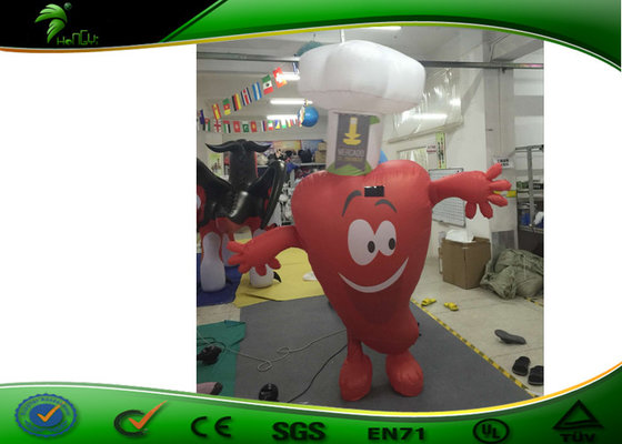 Advertising Inflatable Costume Moving Pepper Suit For Promotion