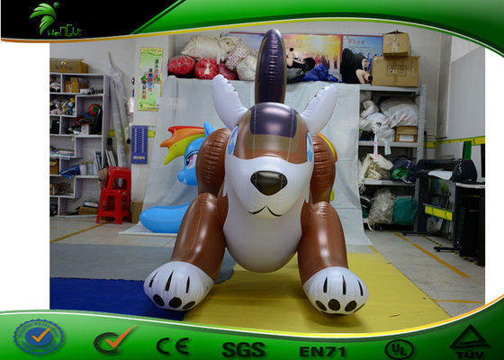Inflatable Cartoon Characters / PVC Giant Brown Inflatable Dog Toy / Cool Inflatable Animal For Customized