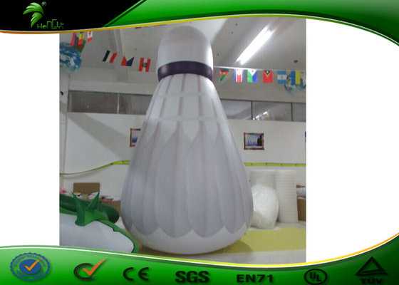 3 M High White Inflatable Advertising Balloons Inflatable Shape Sport Badminton