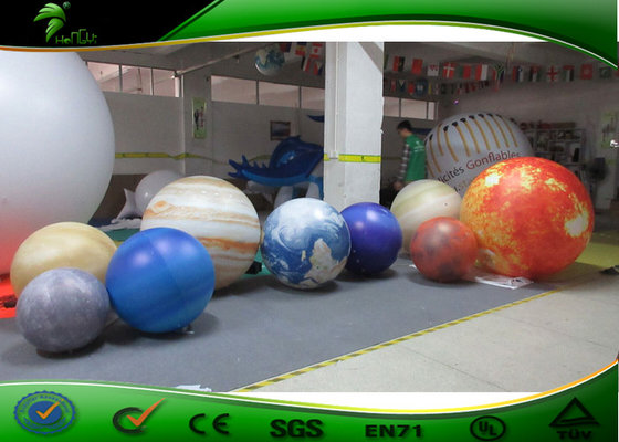 Inflatable Advertising Balloons / Dia 1M Colorful Helium Balloons / Large Air Balloons With LED Lighting