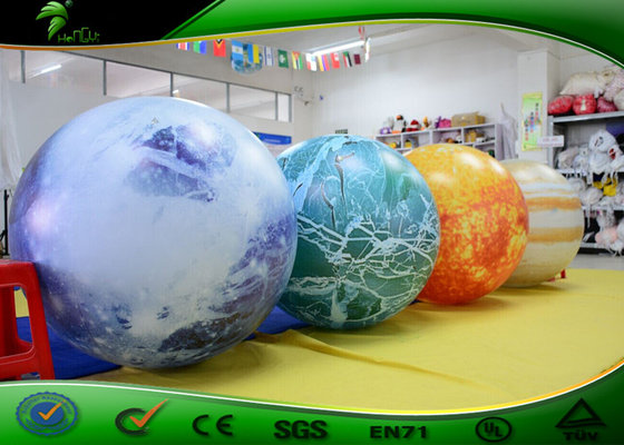 Inflatable Advertising Balloons / Dia 1M Colorful Helium Balloons / Large Air Balloons With LED Lighting