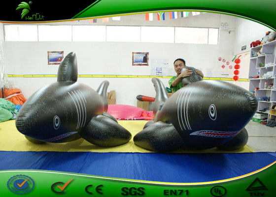 Inflatable Water Toys / 3m Long Black Inflatable Shark / Giant Inflatable Animal Toy Shark for Event