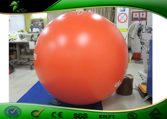 EN71 PVC Orange ball Custom Design Inflatable Printed Balloon