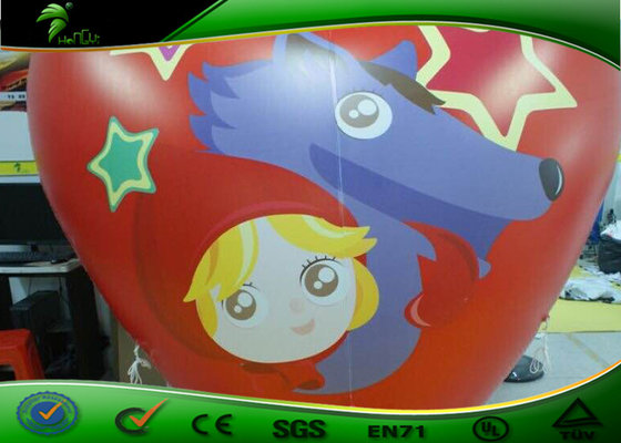 Custom Large inflatable Red Heart For Valentine Day Romantic Decoration