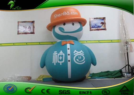 Blue Sky Cartoon Inflatable Advertising Balloons Cute PVC Helium Balloons
