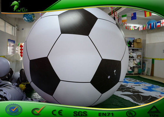 Custom Inflatable Football Soccer Items Design White And Black