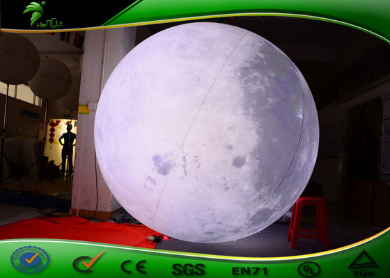 OEM Giant Inflatable Moon Ball Balloon With Led Light For Event
