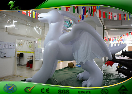 Activity Inflatable Cartoon Characters PVC White Giant Inflatable Animal Toy