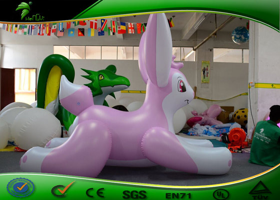Inflatable Rabbit Toy Inflatable Cartoon Characters 2m Pink