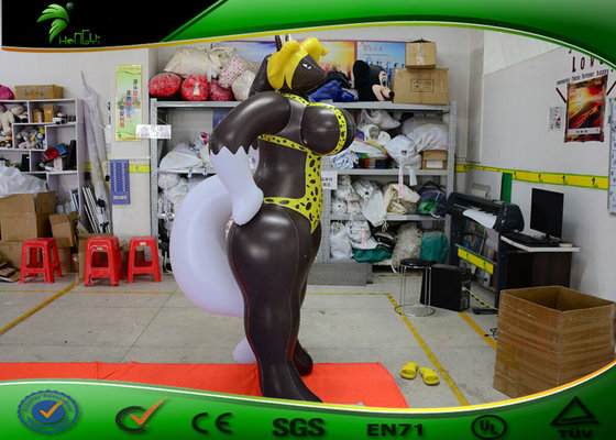 Man Inflatable Cartoon Characters Graceful Skin Color Inflatable Sexy Girl