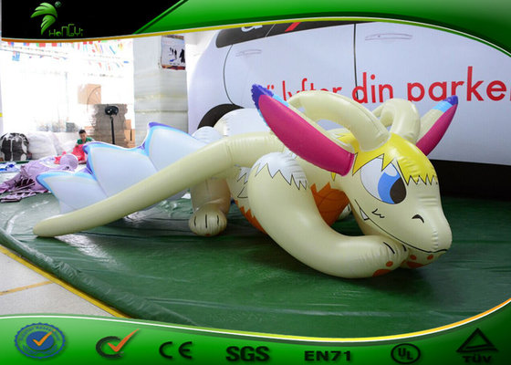 Beautiful And Giant Colored Inflatable Dragon With For Decoration & Show