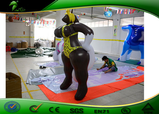 Professional Customized Inflatable Sexy Girl , Inflatble Cartoon Girl