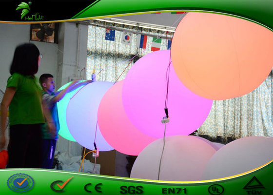 Inflatable Lighting Decoration , Colorful Decorative Inflatable Ball With LED Lighting , Inflatable LED Balloon