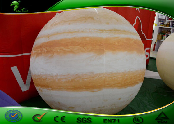 Inflatable Advertising Balloons , Professional Inflatable Saturn Balloon With Light , Inflatable Planet Advertising Ball