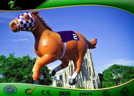 Brown Customized Inflatable Cartoon Characters For TPU 16m Long