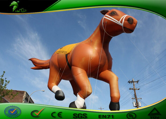Brown Customized Inflatable Cartoon Characters For TPU 16m Long
