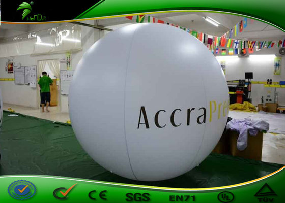 PVC Printing White Custom Advertising Balloons Advertising Helium Balloons